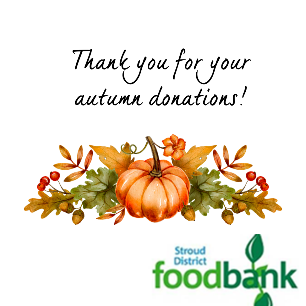 Thank you for your generous donations! | Stroud District Foodbank